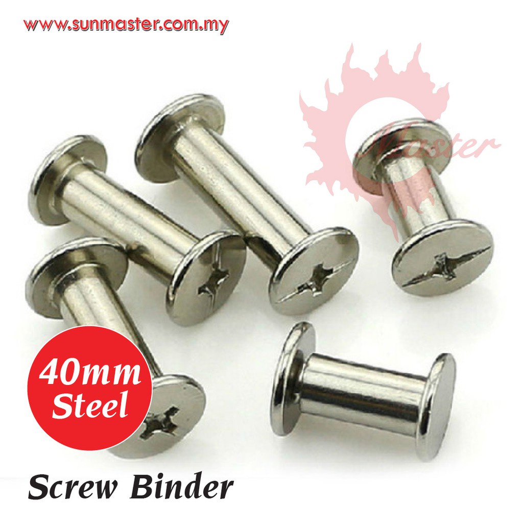 40mm Screw Binder BRASS BINDING INTERSCREW + EXTENSION Metal ...