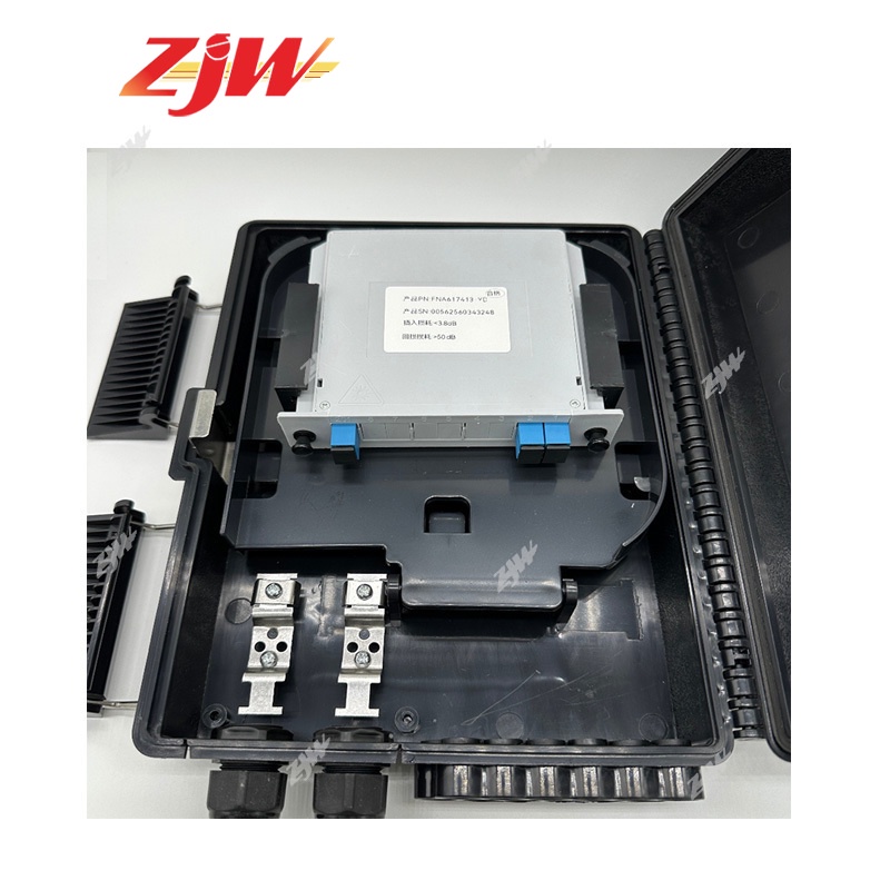ZJW 8 port Fiber Splitter Nap Box FTTH Insert type Fiber Optic ...