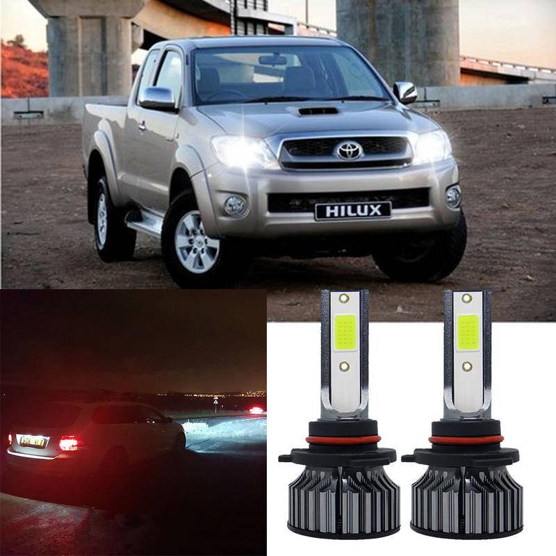 2pc White LED 6000K P1 Bulbs NW Headlight Kit FOR Toyota Hilux Vigo ...