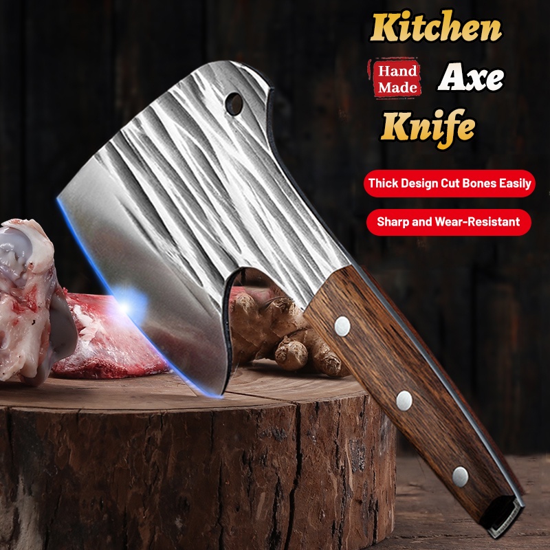Kitchen Knife Sharp Kitchen Bone Knife Stainless Steel Axe Knife Boning ...