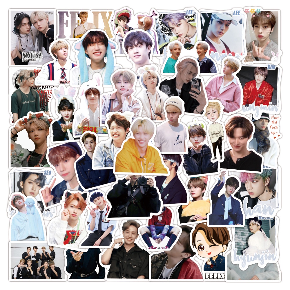60Pcs/Set South Korean boy band Stray Kids Series Stickers DIY Fashion ...