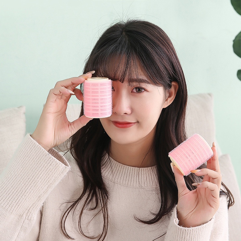 Bangs Roller Convenient Lazy Self adhesive Hair Curler Korean Portable ...