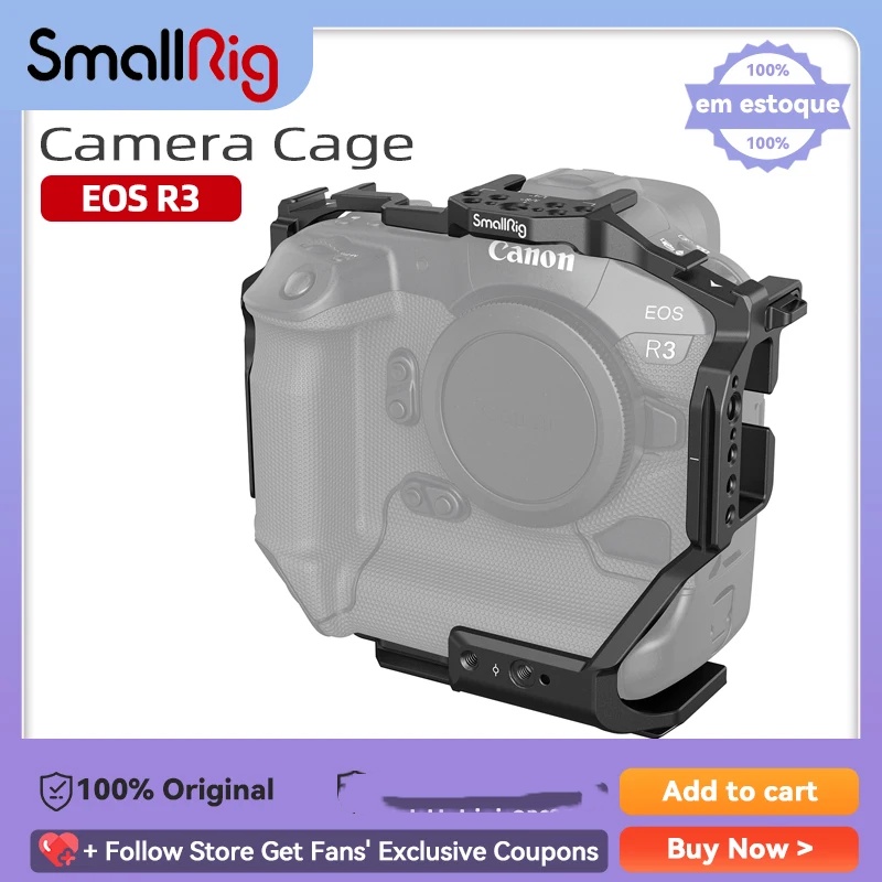 SmallRig Camera Cage for Canon EOS R3 All-in-one Full Cage with Arca ...