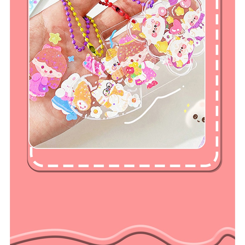 [Ready Stock] New Product Sticker Goo Goo Card Suit 3-Layer Storage Box ...