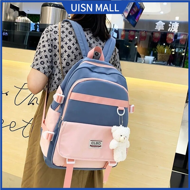 UISN #2511 Women's Backpack Nylon Waterproof School Bags Children's ...