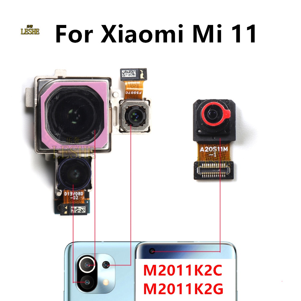 Front Facing Selfie Cam for Xiaomi Mi 11 Mi11 5G Backside Big Main Rear ...