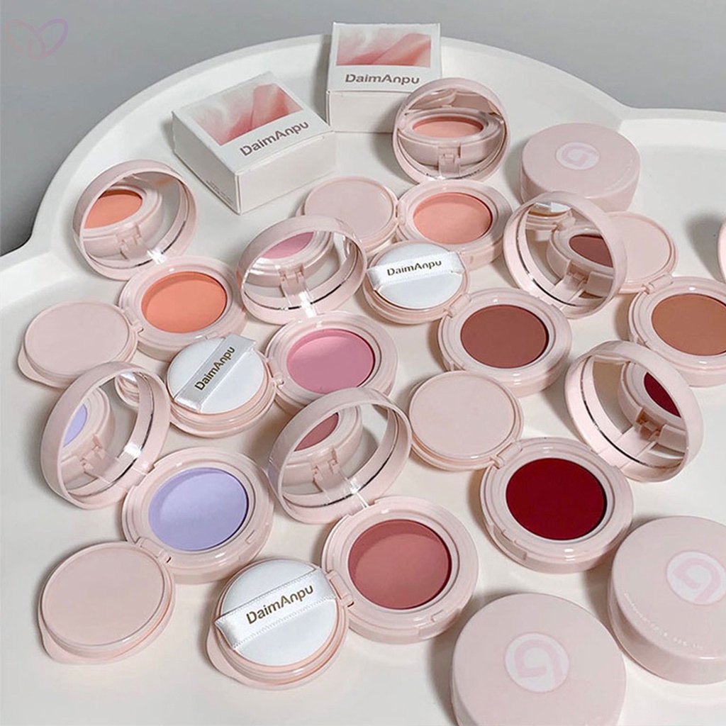 YET Girl's Pink Face Blush Mud Mousse Blush Palette Rose Cherry Cheek ...