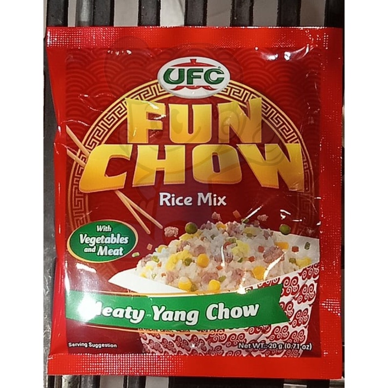 ♞UFC Fun Chow Rice Mix Meaty Yang Chow (10 x 20 g) | Shopee Philippines