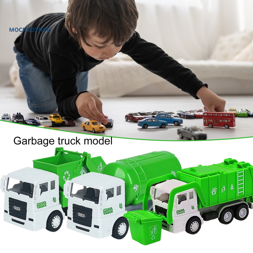 Sanitation Truck Toy Realistic Garbage Truck Dump Trucks Water Tanker ...