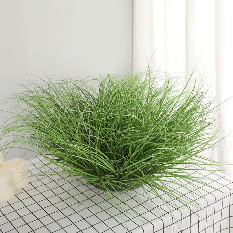 Ins Style Home Decoration Artificial Green Grass Plants Fake Garden ...