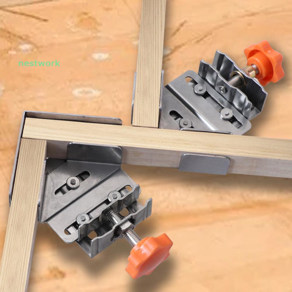 1/2/4pcs Right Angle Clamp Adjustable Swing Jaw Stainless Steel 90 ...