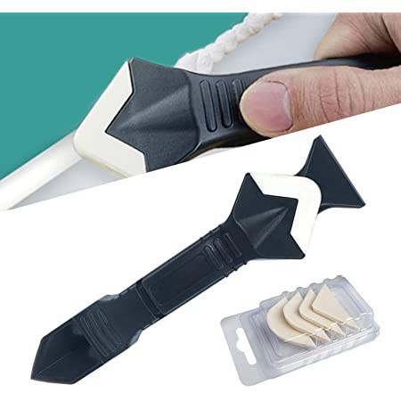 3 In1 Silicone Scraper Sealant Smooth Remover Tool Scraper Grout ...