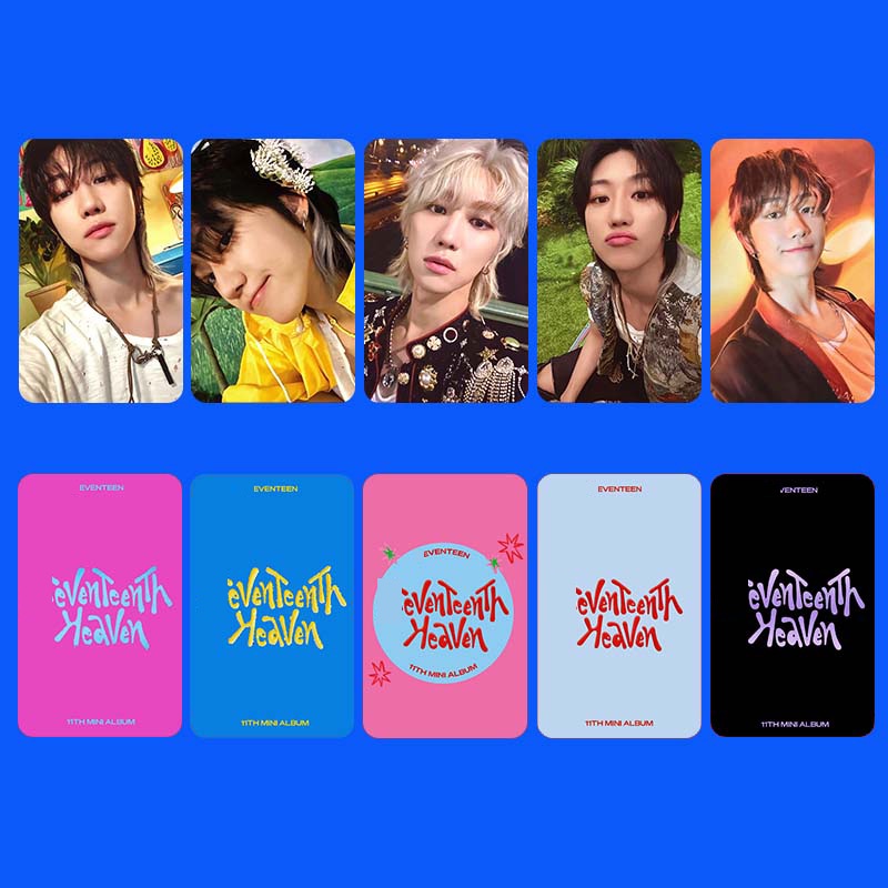 5-13pcs/set SEVENTEEN Lomo Cards SEASONS GTREETINGS ZONE COMEBACK 11th ...