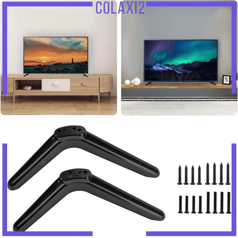 [Colaxi2] TV Stand Tabletop Mount for 32 to 55 inch Desktop Bracket ...