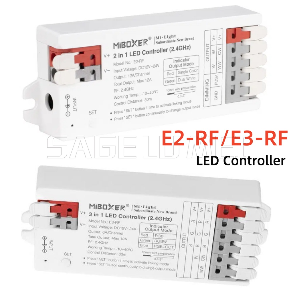 Miboxer E2-RF/ E3-RF 3 In1 /2in1 2.4G Brightness Color Temperature ...