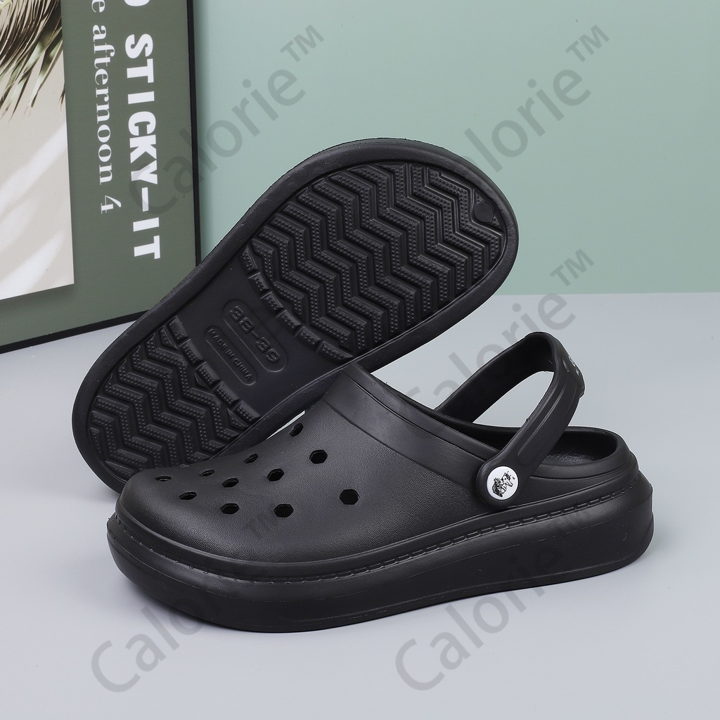 Calorie Jibbitz Sandals Collection Soft Thick Soled Lite Hole Shoes ...