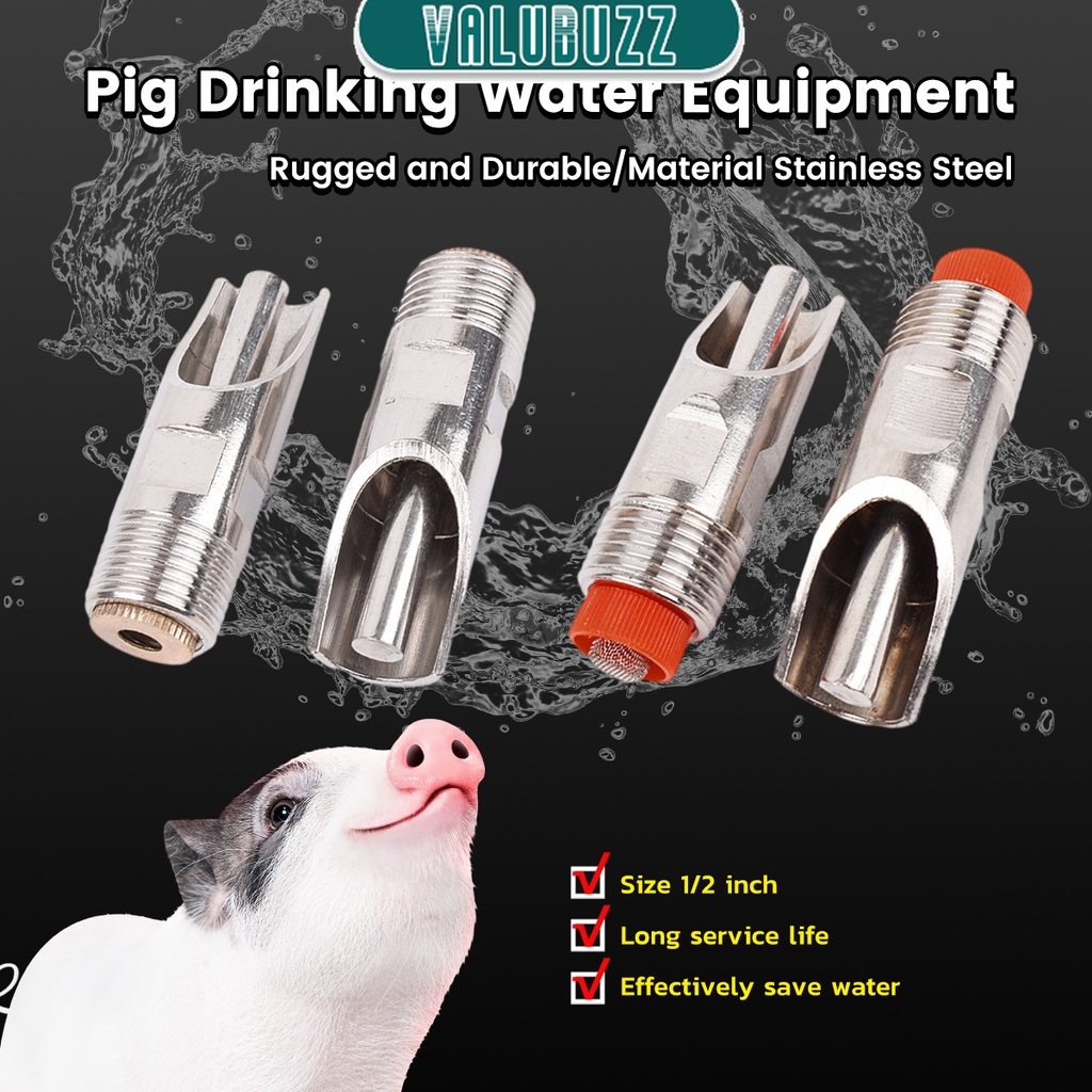 VLB Stainless steel pig equipment pacifier automatic water dispenser ...