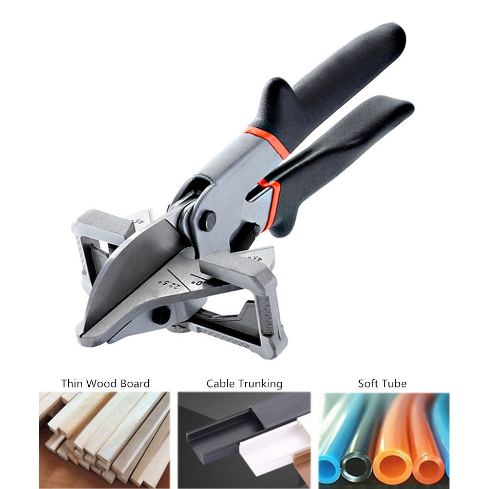 0-135 Degree Adjustable Angle Scissors Miter Cutter Angle Shear Hand ...