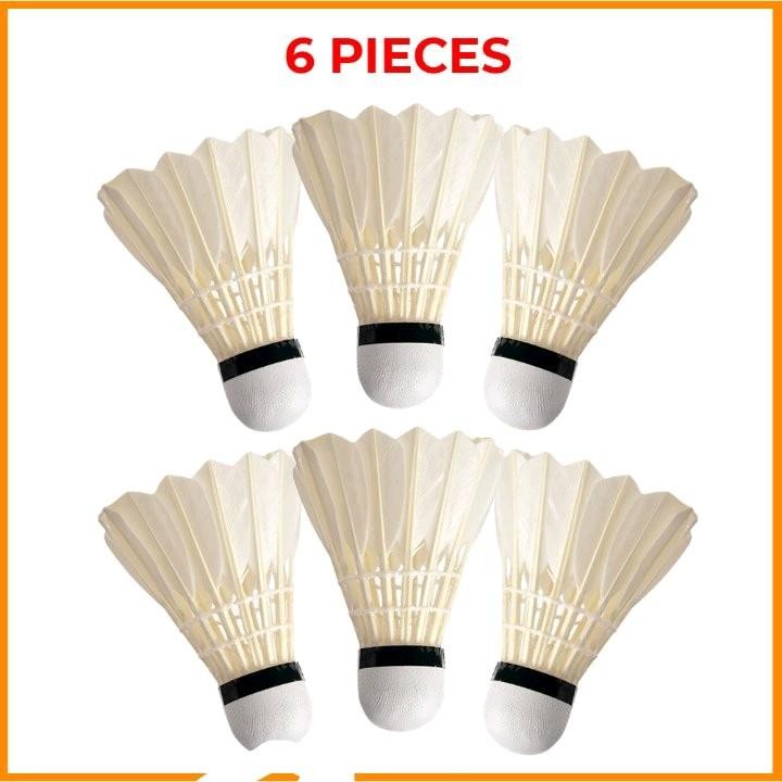 6PCS Badminton Shuttlecocks Sports Fitness Aerodynamics Shuttlecock ...