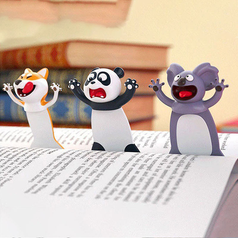 GMARTY 3D Cartoon Animal Bookmarks Wacky Bookmark Cute Funny Bookmarks ...