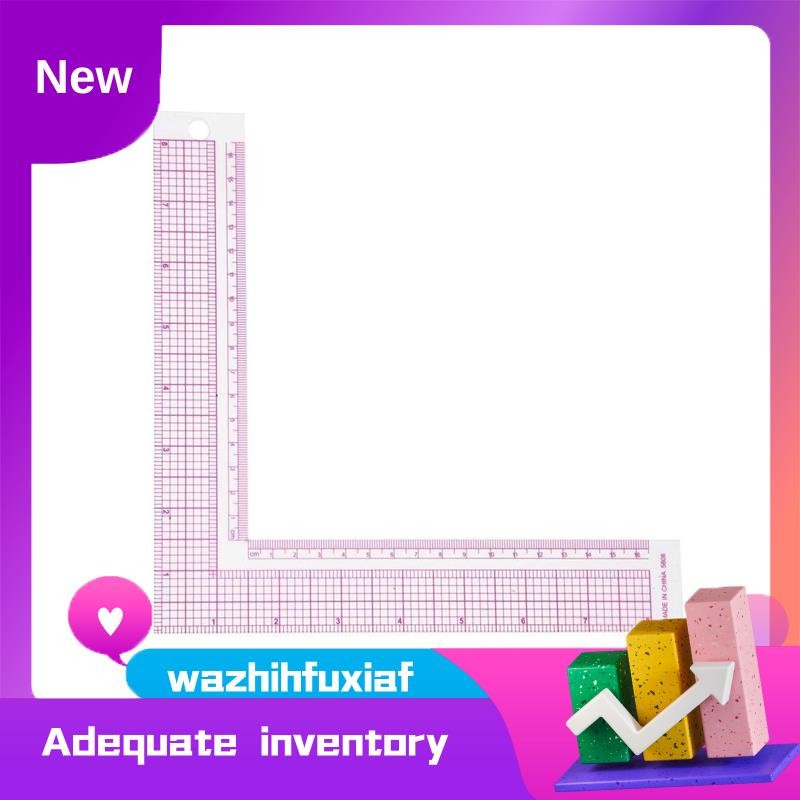 wazhihfuxiaf Sewing Measure Rulers 90-Degree L Shape Square Ruler ...