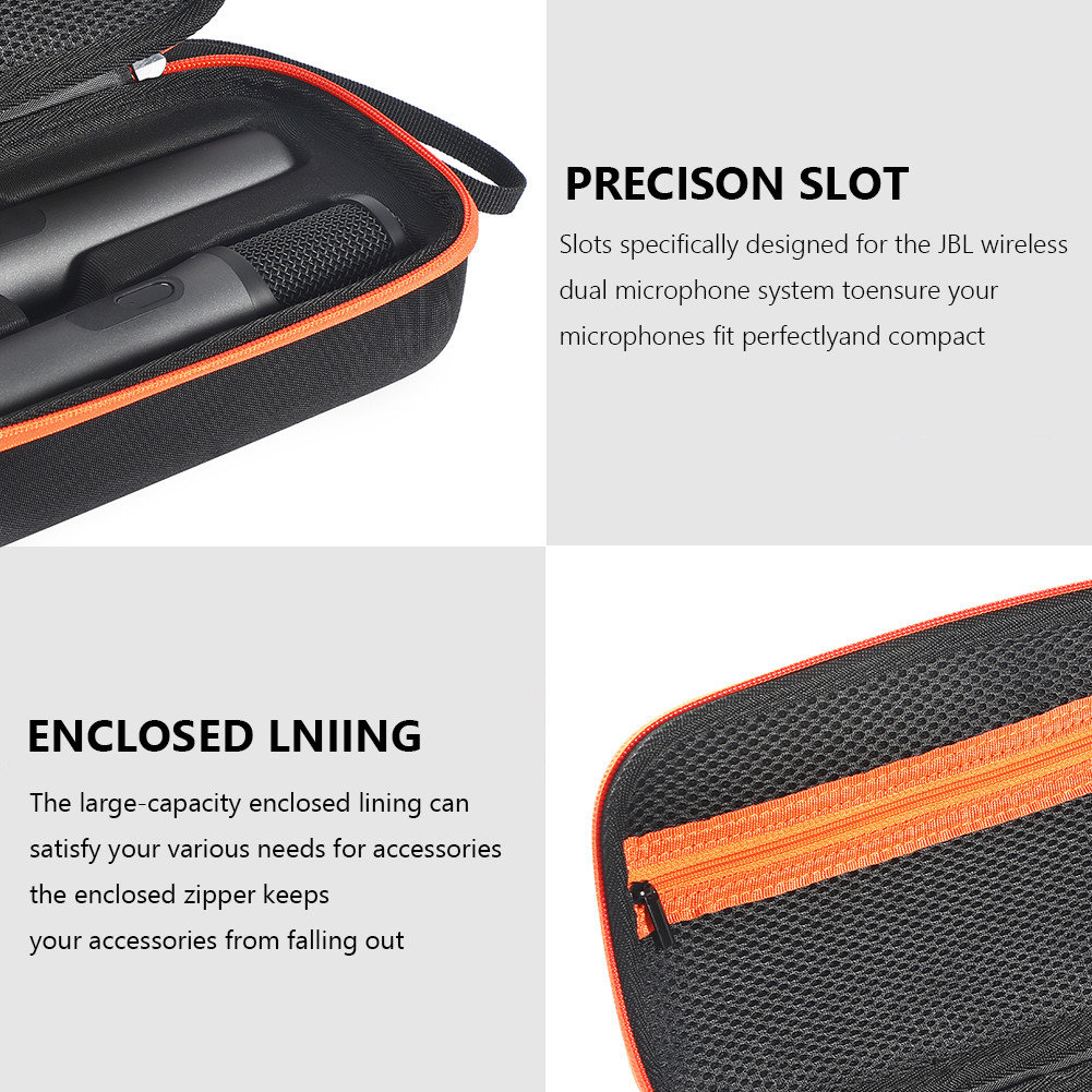 Rechargeable Wireless Microphone Carrying Case for JBL PartyBox ...