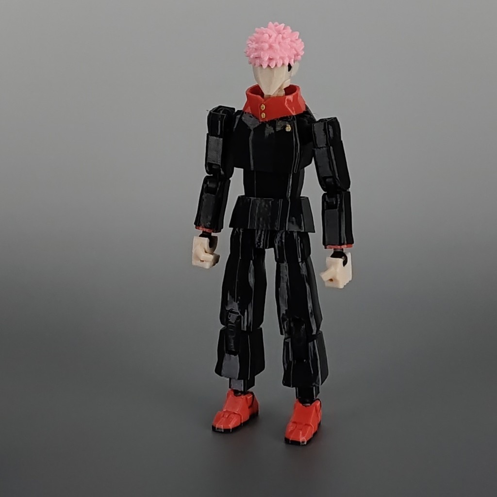 Knotweed Two-Sided Nuo Spell Fighting Multi-Joint Lucky 133D Printing ...