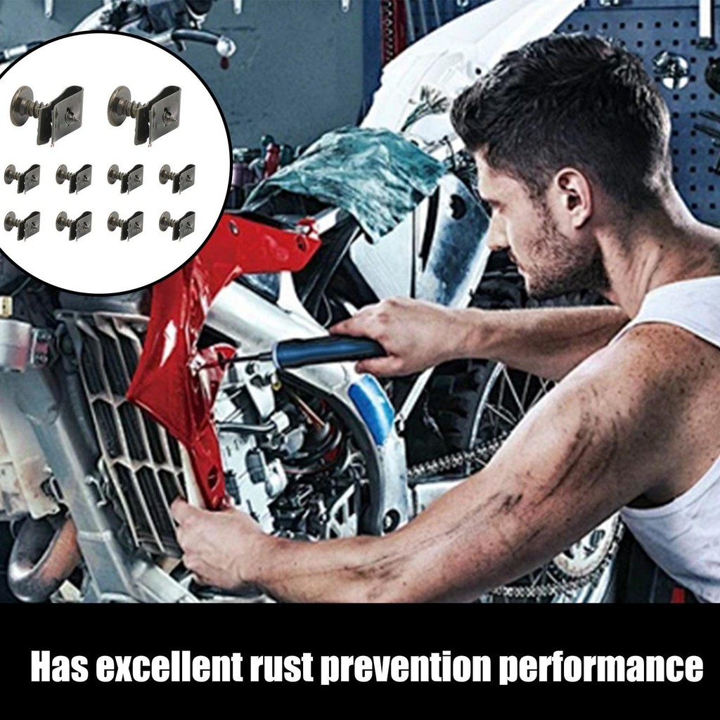 Bumper Screw Kit With Washer U Shape Metal Base Tapping Screws For Car ...