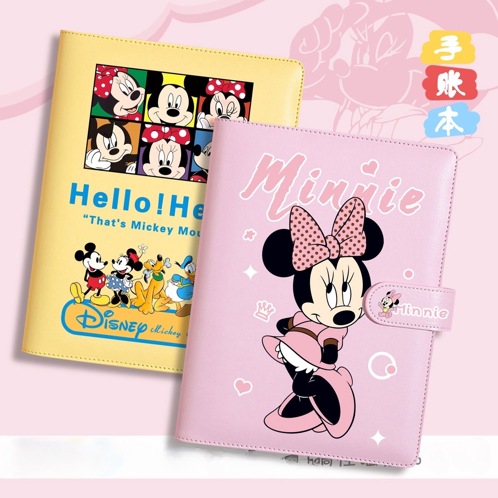 Mickey Mouse A6 Hand Ledger Cute Minnie Notebook High Appearance Diary ...