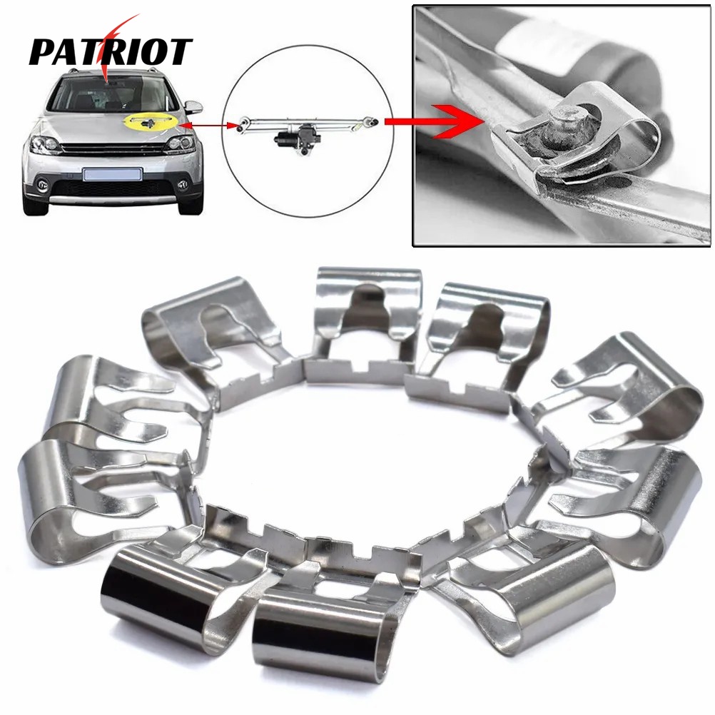 Windscreen Arms Link Mechanism Clips / Spring Clamp Motor Rods Repair ...