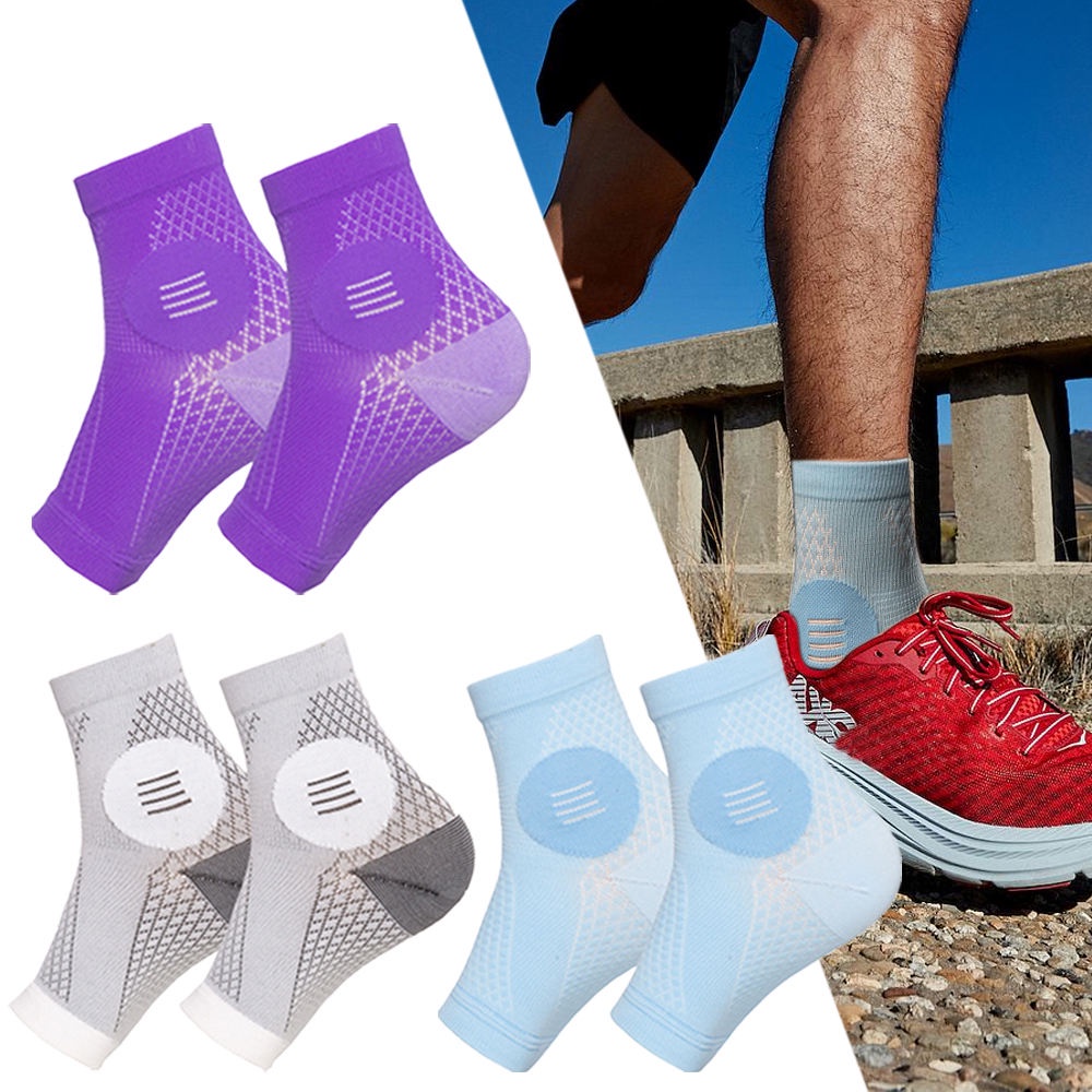1Pair Neuropathy Socks Peripheral Neuritis Compression Diabetic Toeless ...