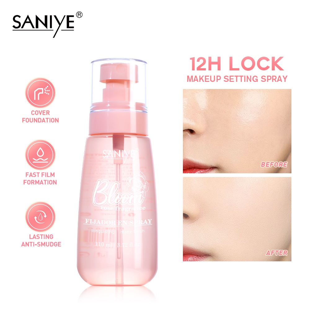 SANIYE Makeup Setting Spray Long-lasting Lock Waterproof Makeup Spray ...