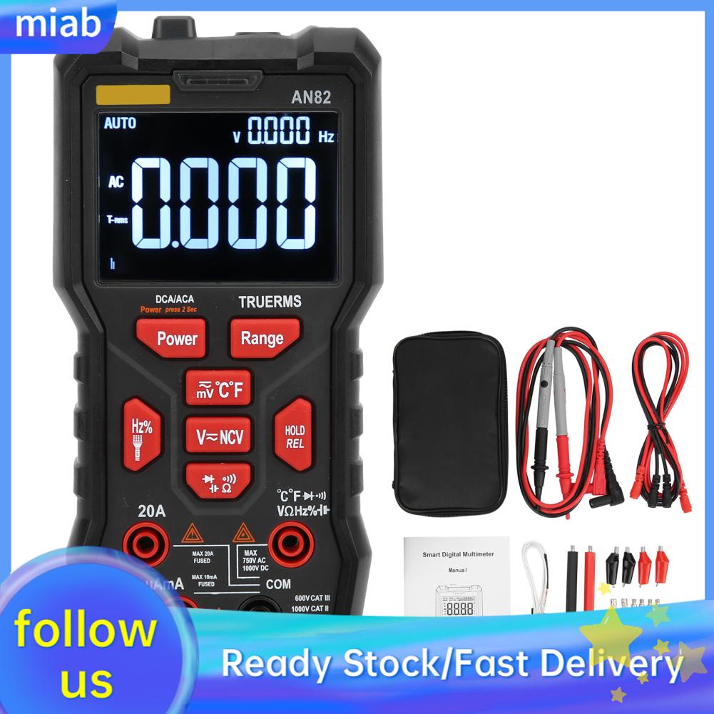 Maib Multimeter Black Humanized Handheld Design Voltmeter Ammeter for ...