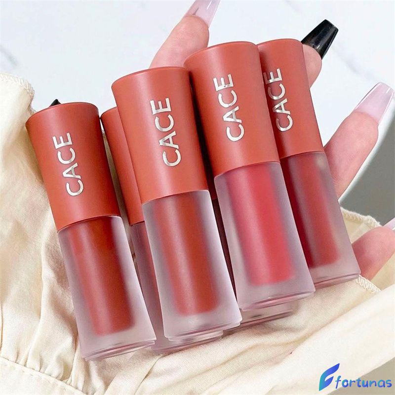 Cace New Matte Velvet Matte Lip Mud White Not Fade Lip Glaze Lipstick ...