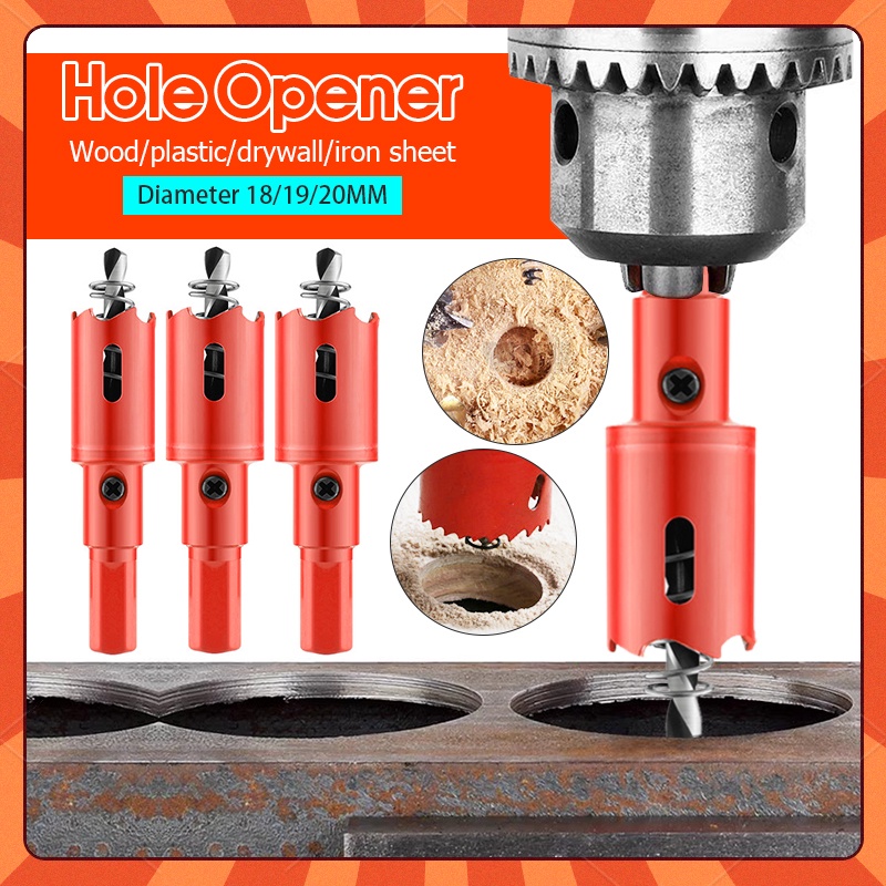 Drill Bit Hole Saw Carbide Tip Tipped Drill Bit Metal Wood Alloy Cutter ...