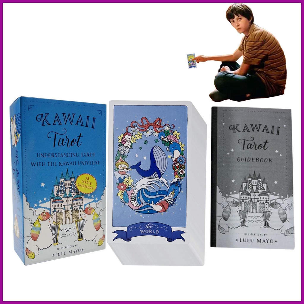 Tarot Cards Divination Game KAWAII Tarot Decks Future Telling Table ...