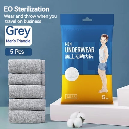 Disposable Men's Underwear Cotton Travel Individually Packaged ...