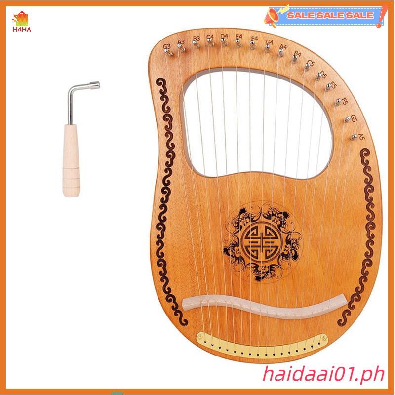 haidaai01.ph*Lyre Beginner 16-String Lyre Small Harp Small Portable ...
