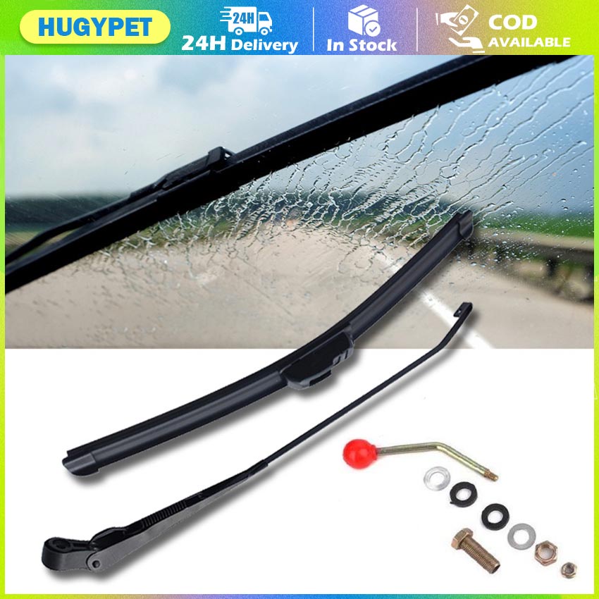 Universal UTV Manual Hand Operated Windshield Wiper Rubber Blade Kit ...