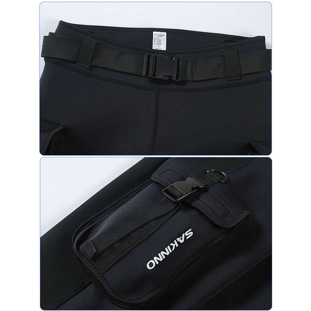 3mm Neoprene Wetsuit Tech Shorts Keep Warm Unisex Wetsuit Cargo Shorts ...