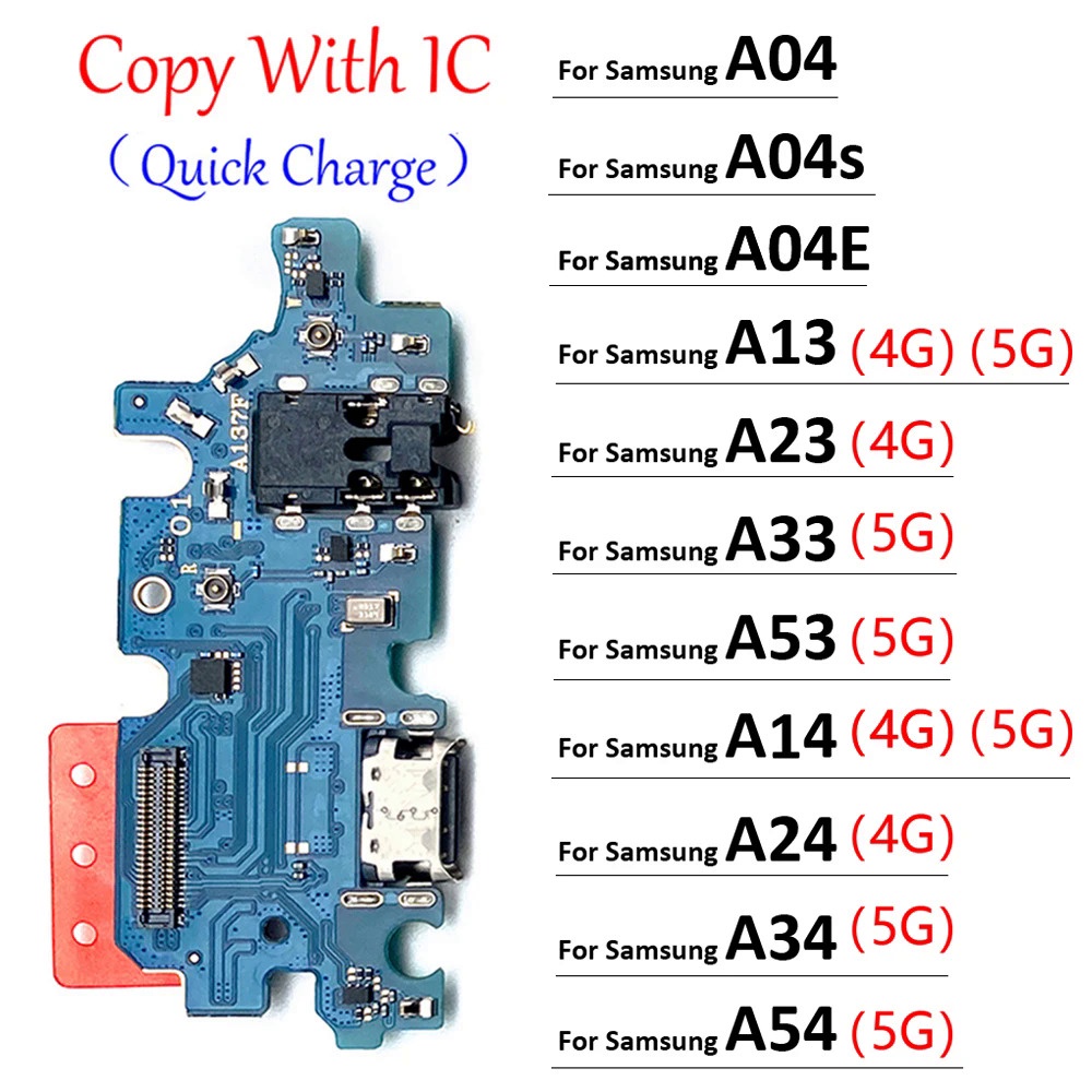 For Samsung Galaxy A13 A13s A14 A24 A54 A23 A34 A42 4G 5G A04 A04s A04E USB Charging Port Micro ...