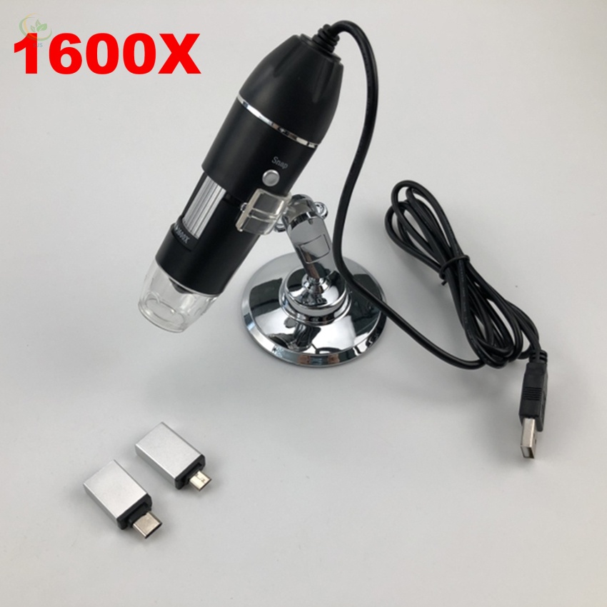 1600X Digital Microscope Camera 3in1 Type C USB Portable Electronic ...