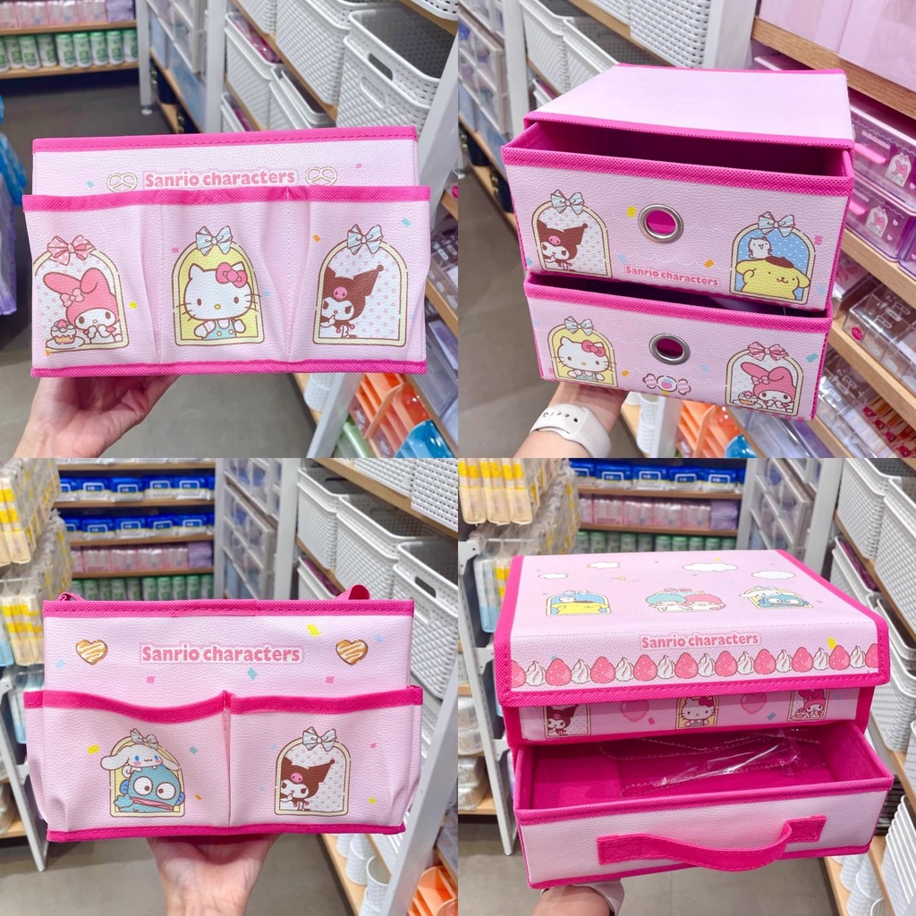 Miniso MINISO MINISO Sanrio Desktop Fabric Storage Box Stationery ...