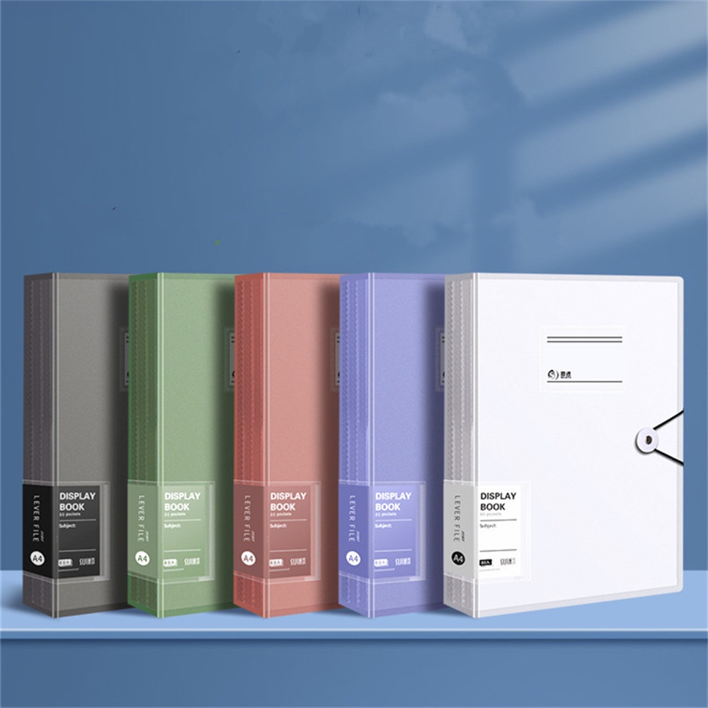 A4 Plastic Presentation Book, Binder with Clear Plastic Sleeves 30 ... A4 Plastic Presentation Book, Binder with Clear Plastic Sleeves 30 ...
