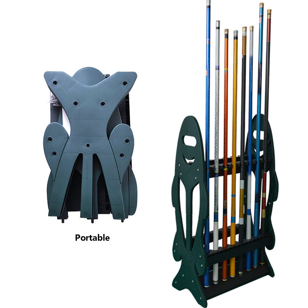 Portable detachable and easy to install fishing rod storage rack ...