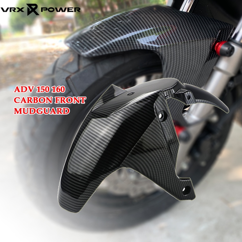 For HONDA ADV Motorcycle Front Hugger Mudguard Fiber Cover Carbon Fiber ...