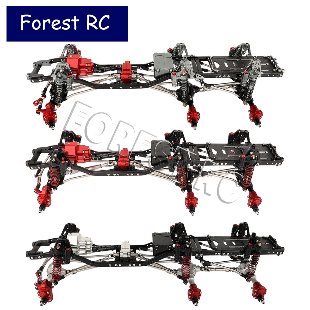 Metal 6x6 RC Car Chassis Frame with Front Middle Rear Axles Prefixal ...