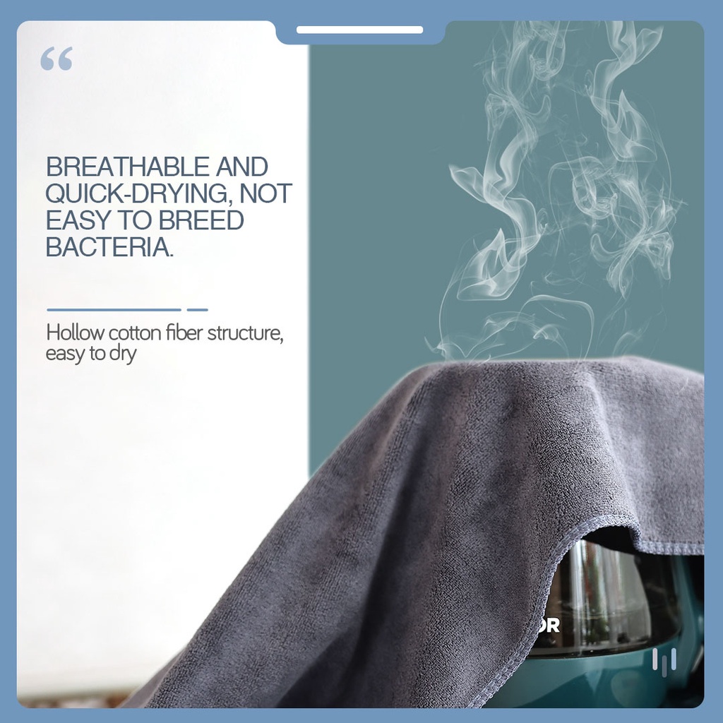 Gray Water Absorb Towel Microfiber Fabric 40x80 cm/ 35x 75cm for Salon ...