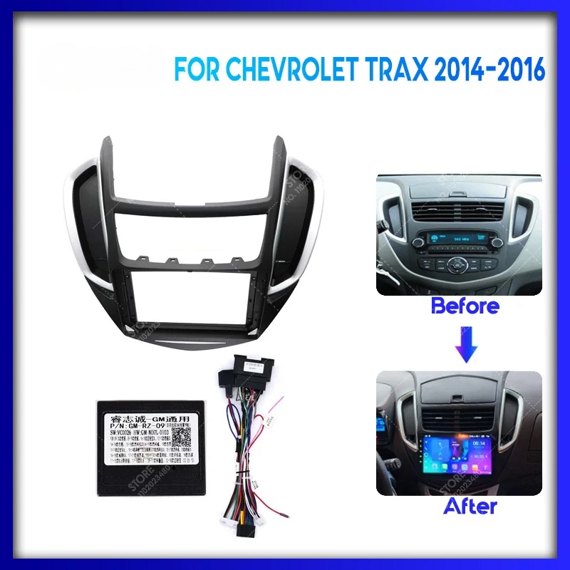 9 inch Car Frame Fascia For Chevrolet TRAX 2014 2015 2016 Adapter ...