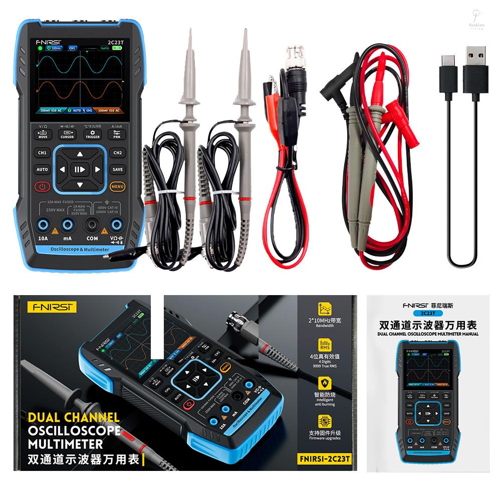 FLP 3in1 Oscilloscope Multimeter Signal Generator Machine 2.8inch IPS ...